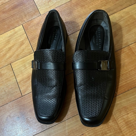 Perry Ellis | Shoes | Mens Black Perry Ellis Dress Shoes | Poshmark
